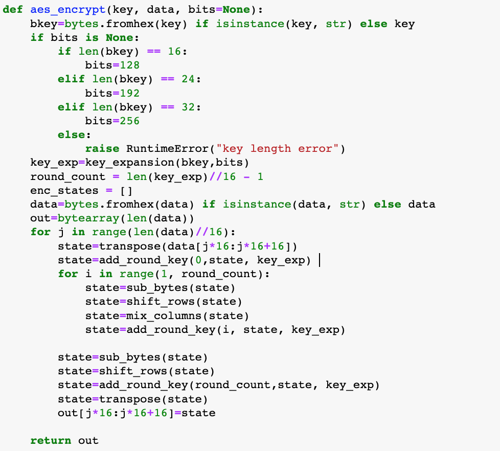 Python实现AES加解密 | CC的博客