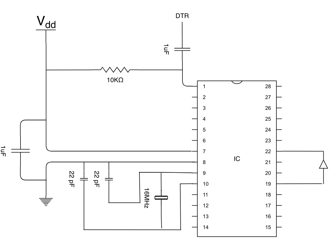 使用atmega328p搭建arduino最小系统 Cc的博客 4179